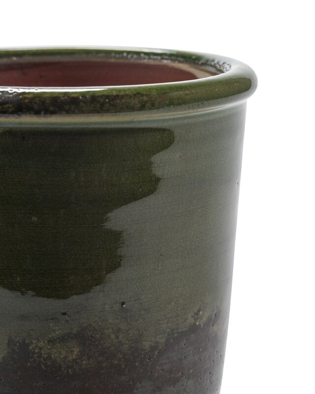 Serax Glazed Shades kukkaruukku, M, vihreä | Finnish Design Shop