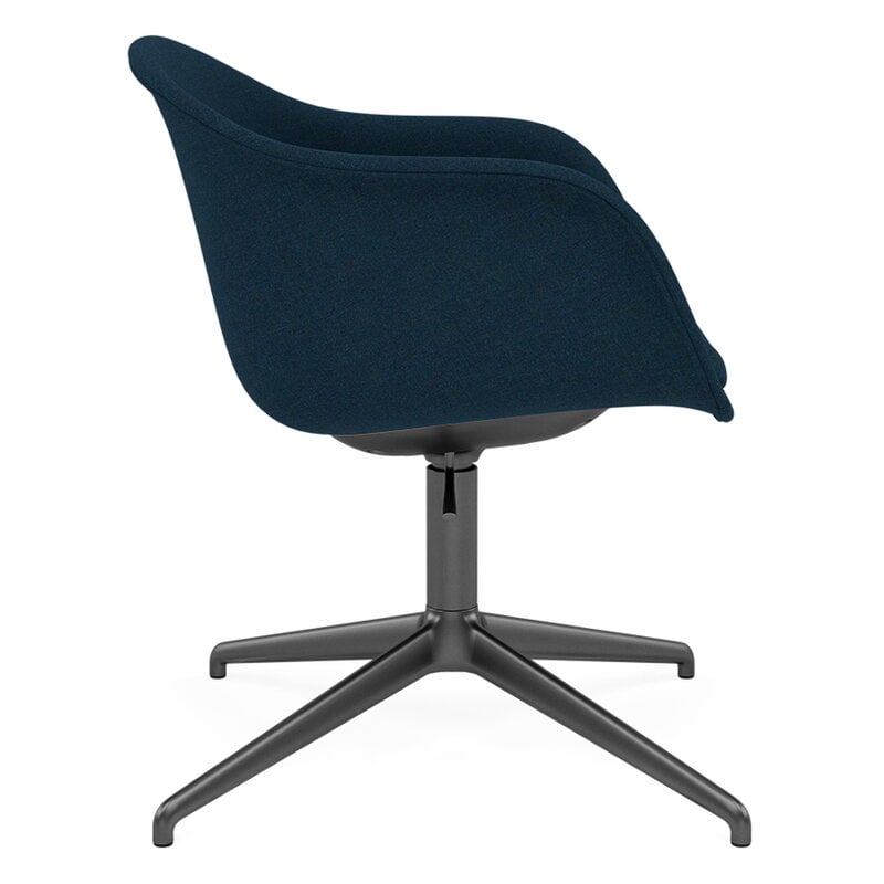 Muuto Fiber Conference poltrona, girevole, ritorno e inclinazione, nero ...