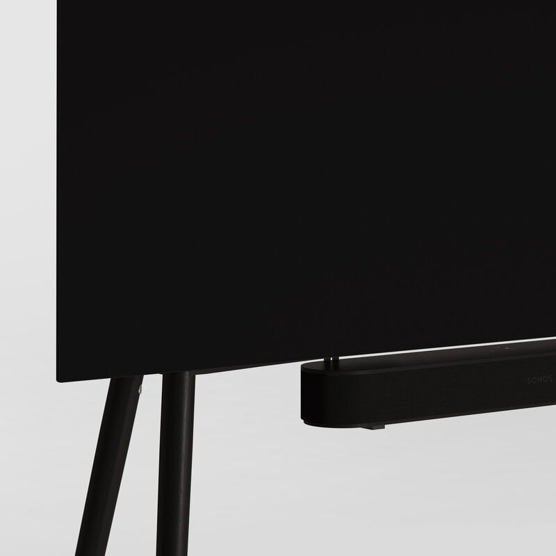 JALG TV-jalusta, XL 55''-77'', musta koivu | Finnish Design Shop