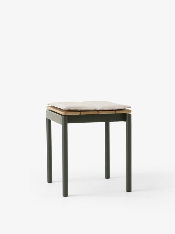 &Tradition Ville AV47 stool, teak - bronze green | Finnish Design Shop
