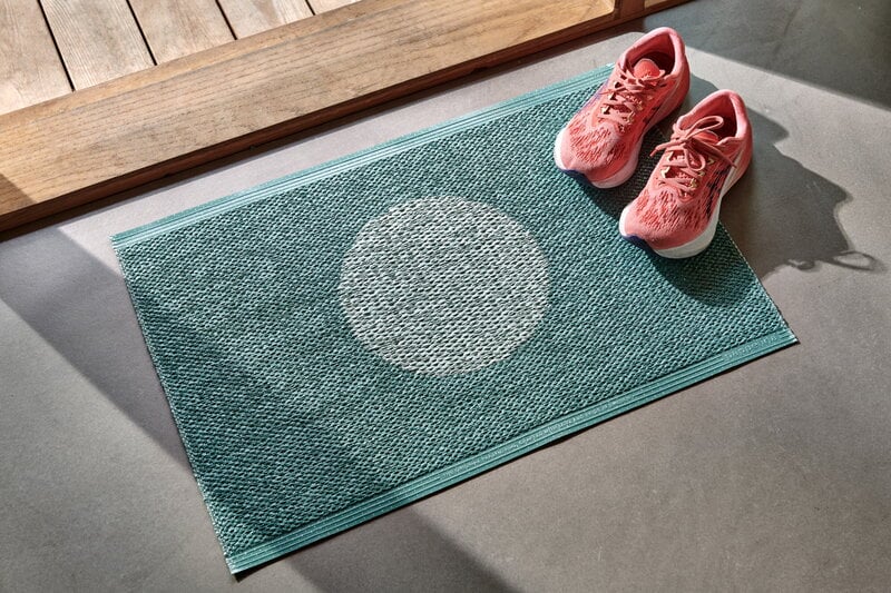 Pappelina Vera Pop rug, 70 x 50 cm, jade - pale turquoise | Finnish ...