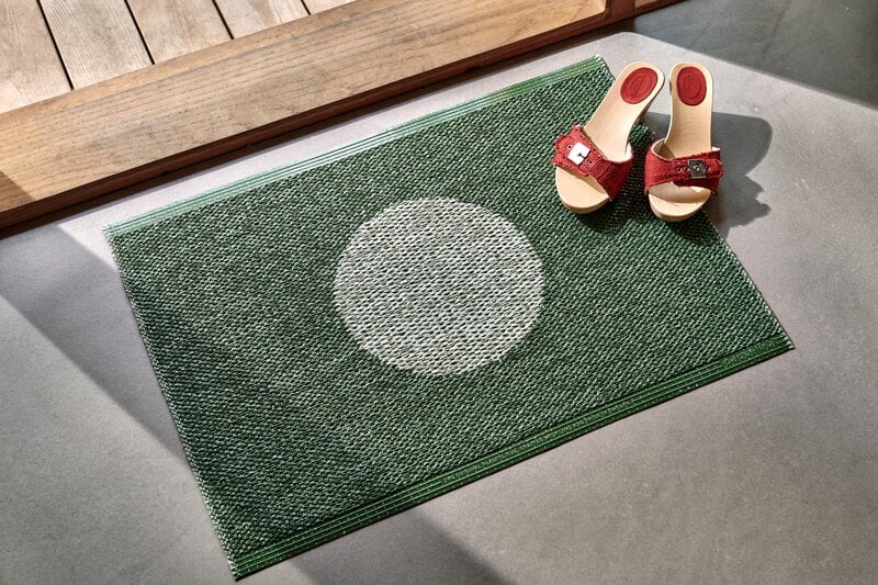 Pappelina Vera Pop rug, 70 x 50 cm, leaf - misty mint | Finnish Design Shop