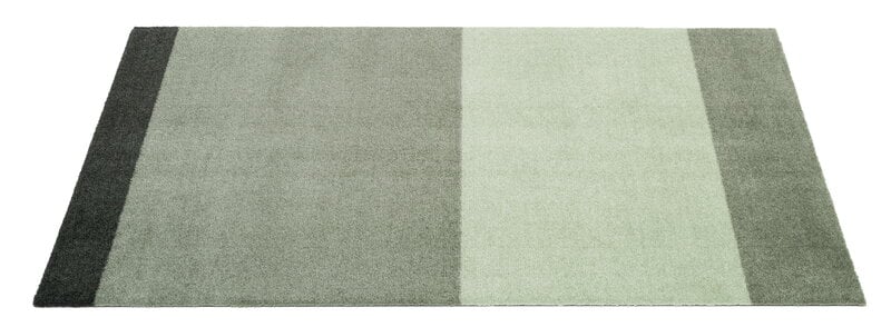 Tica Copenhagen Stripes horizontal rug, 67 x 120 cm, green | Finnish ...