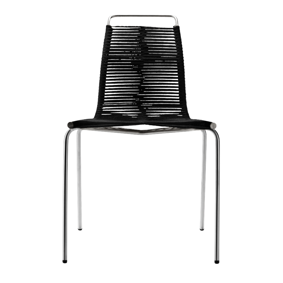 Carl Hansen & Søn PK1 chair, steel - black | Pre-used design | Franckly
