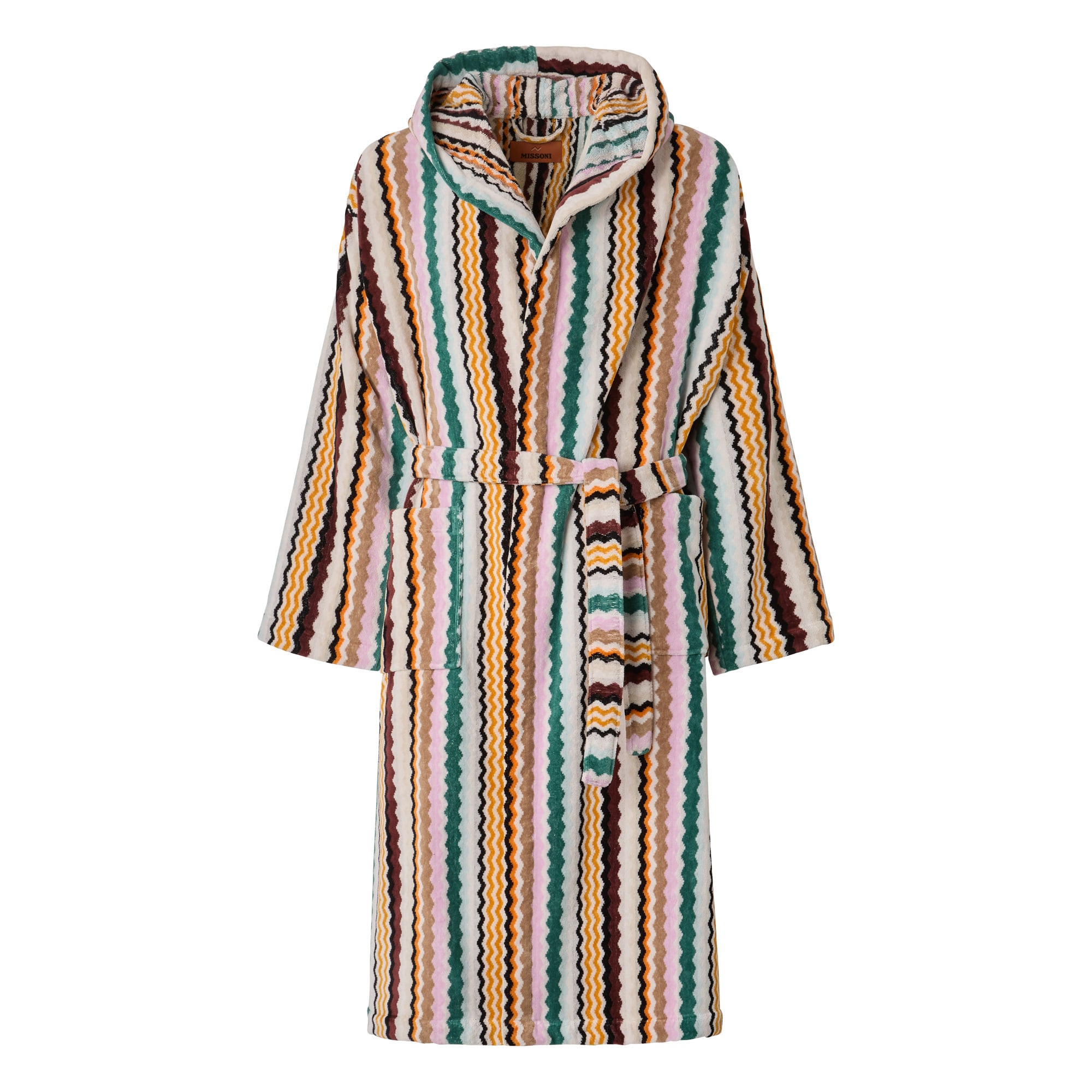 Missoni Home Aura albornoz con capucha, 100 multicolor | Finnish Design ...