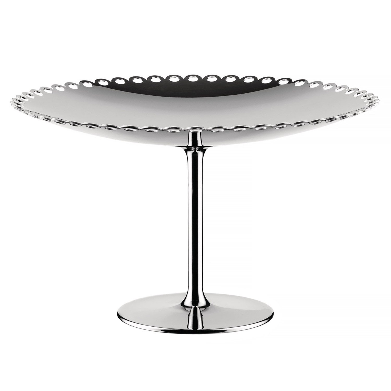 Alessi Edges cake stand, stainless steel | Finnish Design Shop