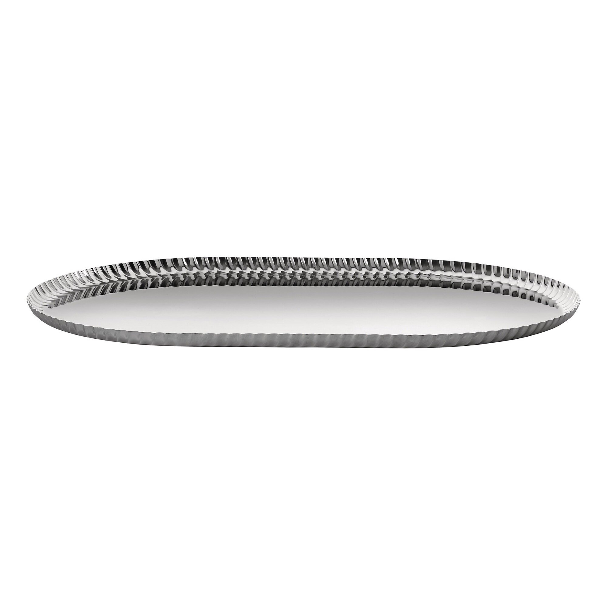 Alessi Pleats tray, 46 x 31 cm, stainless steel | Finnish Design Shop