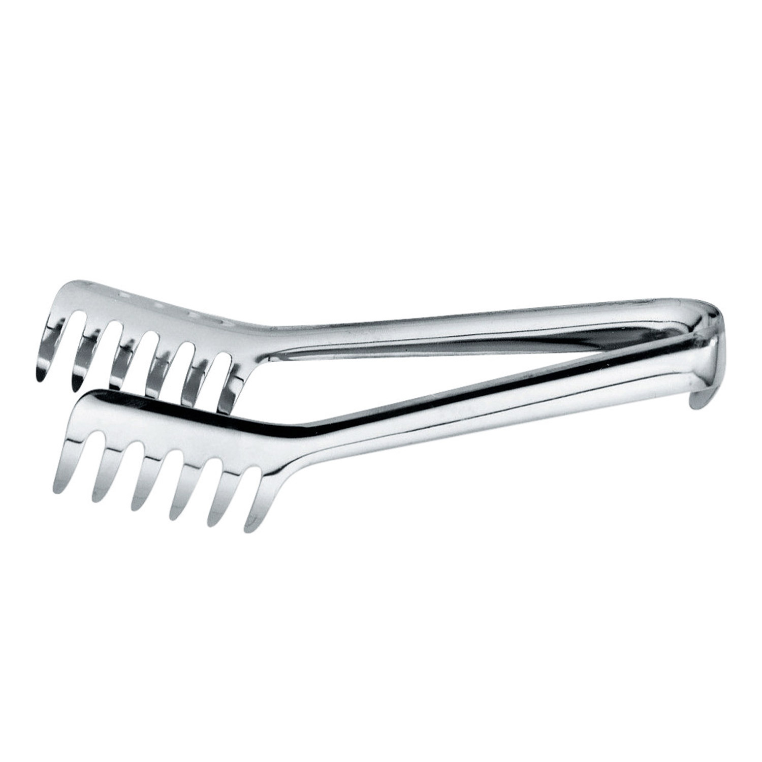 Alessi 502 spaghetti tongs, stainless steel | Finnish Design Shop