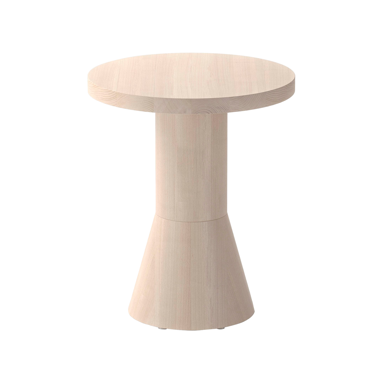 Massproductions Draft side table, beech | Finnish Design Shop