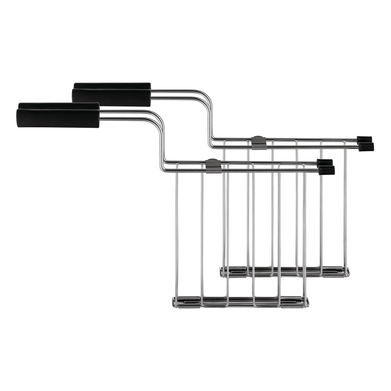 Alessi Toru toaster racks, set of 2, black | Finnish Design Shop