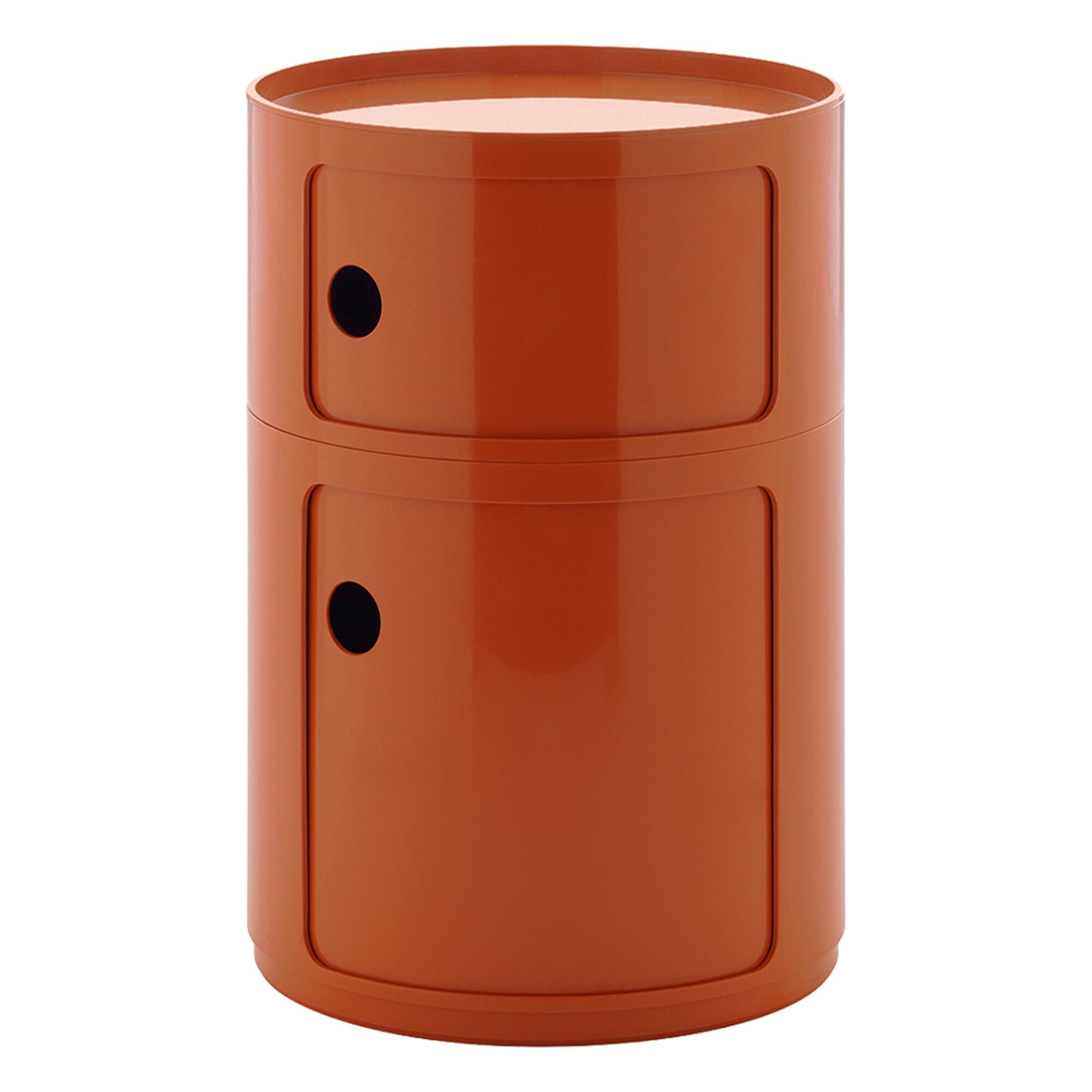 Kartell Componibili Big storage unit, 2 modules, orange | Finnish ...