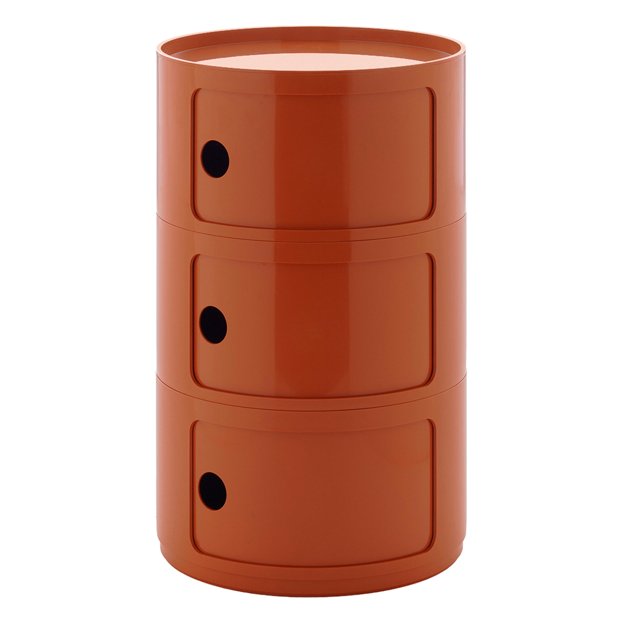 Kartell Componibili Big unité de rangement, 3 modules, orange | Finnish ...