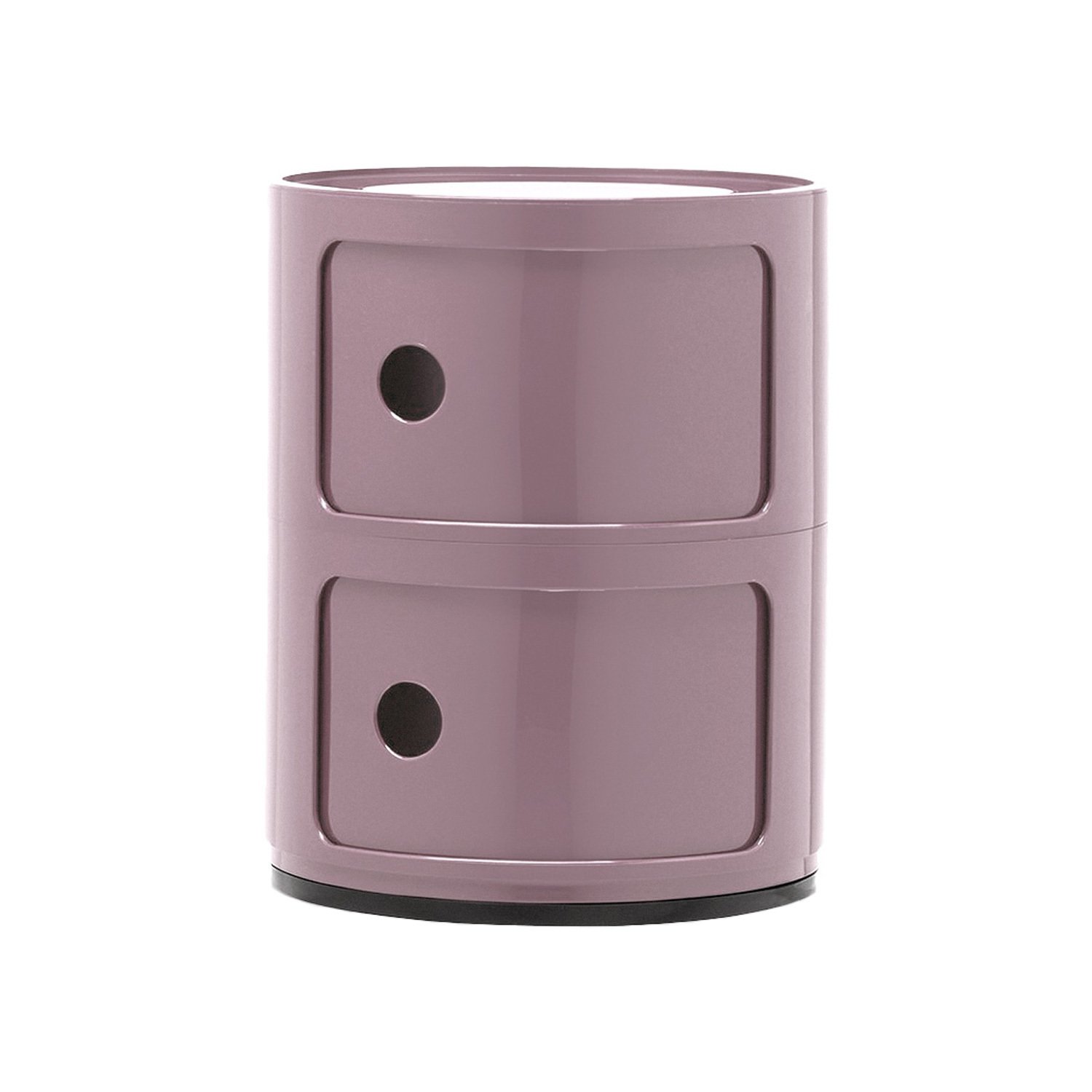 Kartell Componibili storage unit, 2 modules, mauve | Finnish Design Shop UK