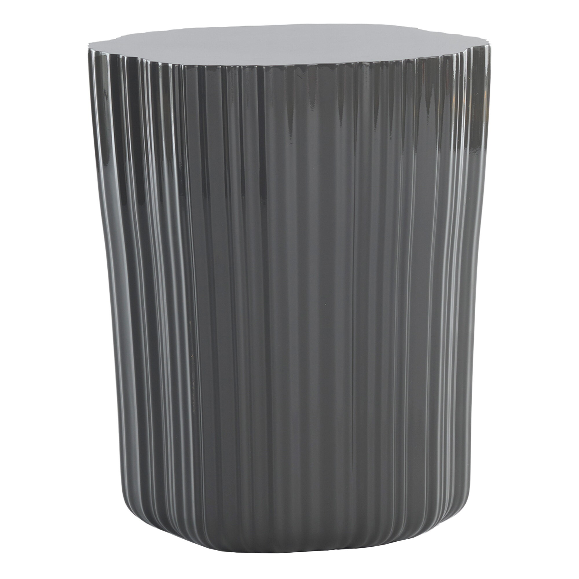 Kartell Corteza side table, charcoal | Finnish Design Shop NL