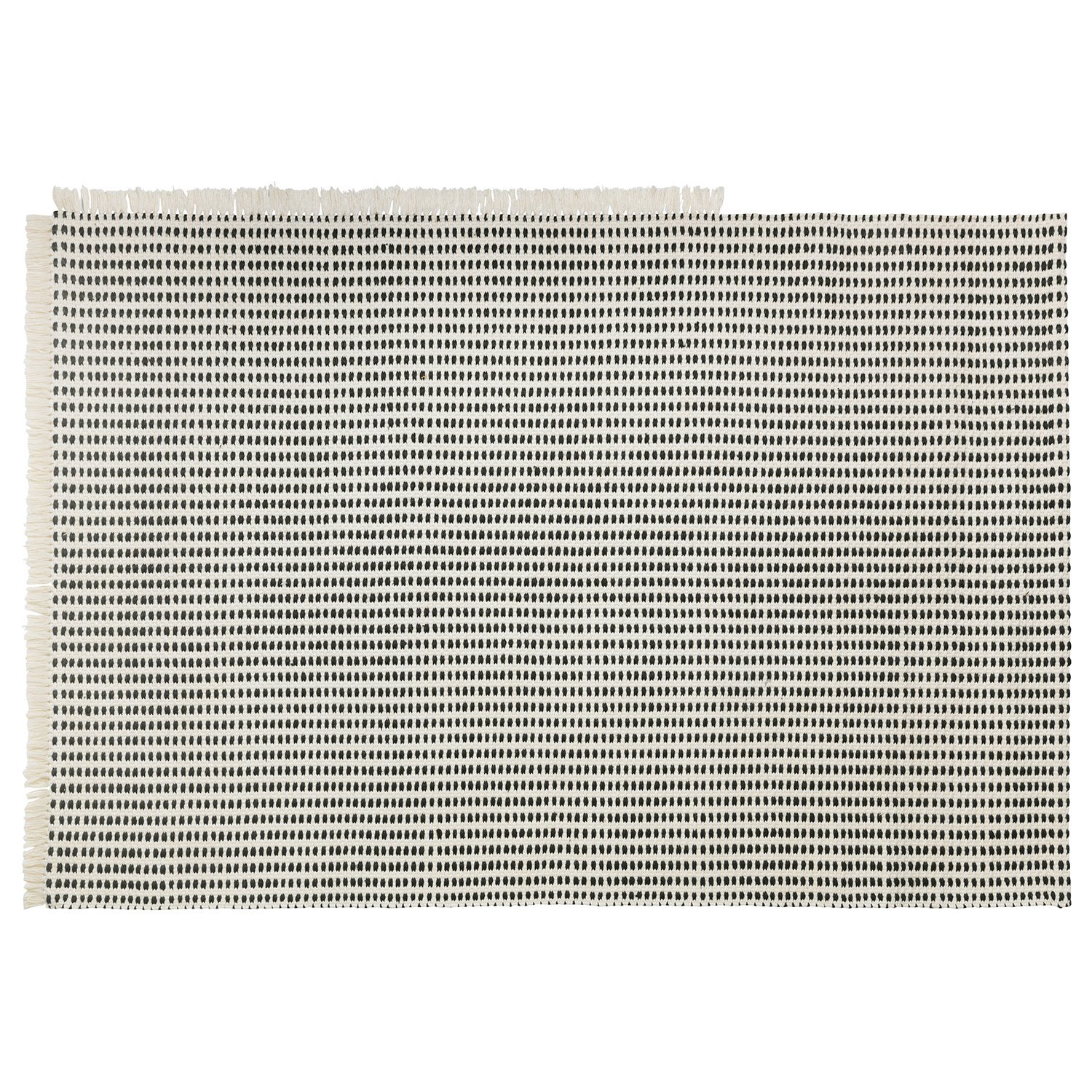 Ferm Living Way rug, 140 x 200 cm, off white - dark blue | Finnish ...