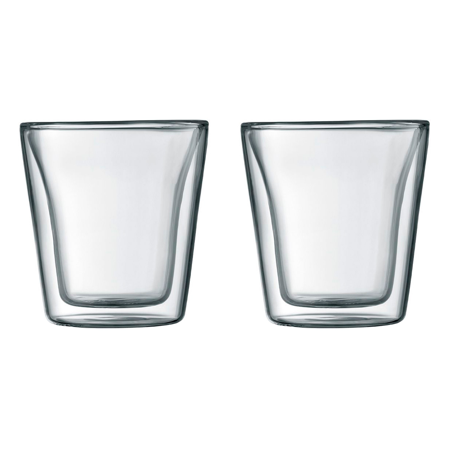Bodum Verre double paroi Canteen, petit modèle, 2 pièces, transparent ...