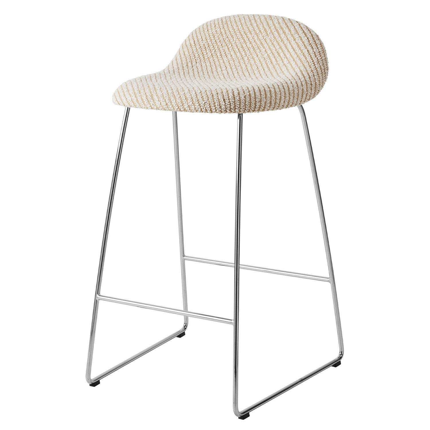 GUBI 3D counter stool, 65 cm, sledge base, stainless steel - Dedar Lupo ...