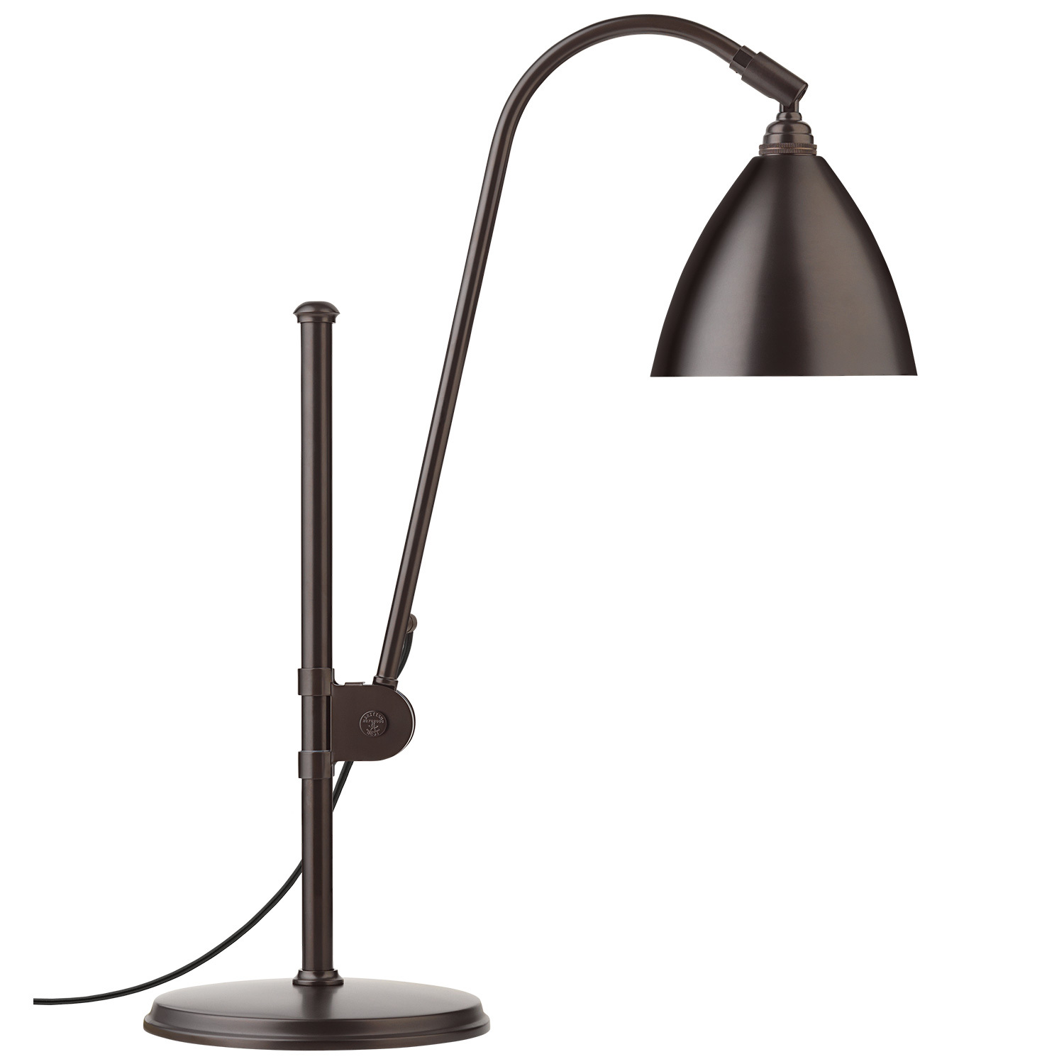 GUBI Bestlite BL1 table lamp, black brass | Finnish Design Shop