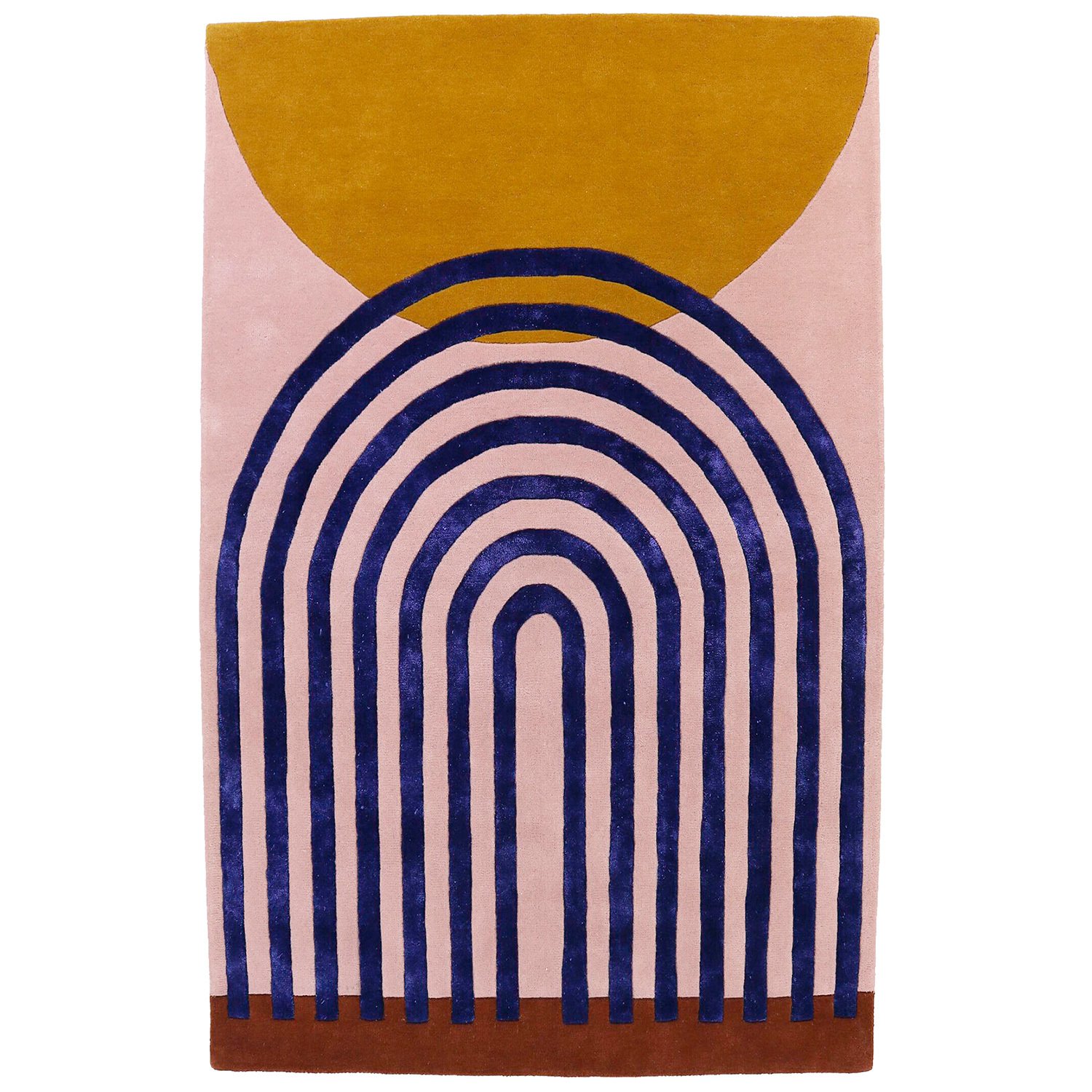 Finarte Atrium rug, pink-gold | Finnish Design Shop