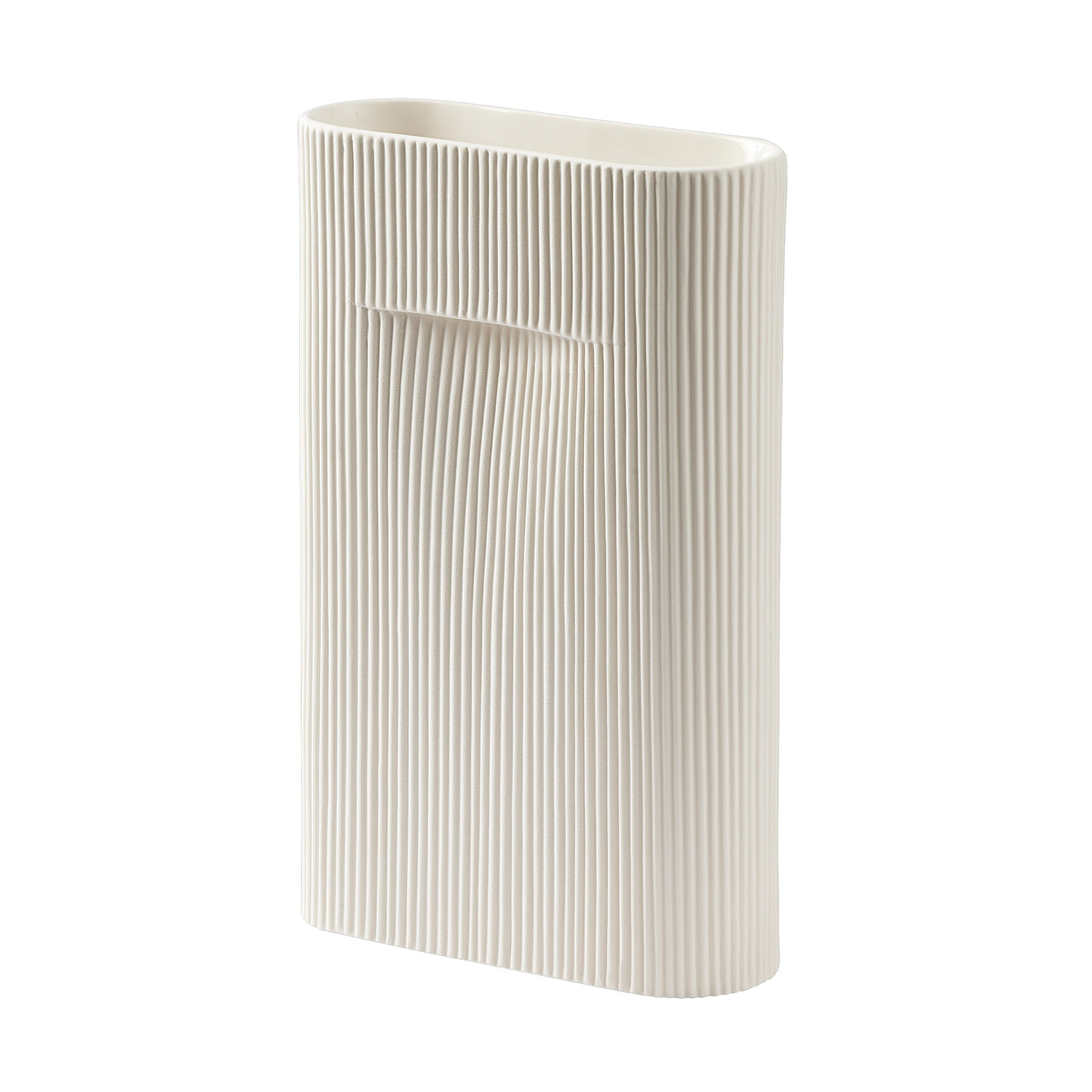 Muuto Ridge vase, 35 cm, off white | Finnish Design Shop