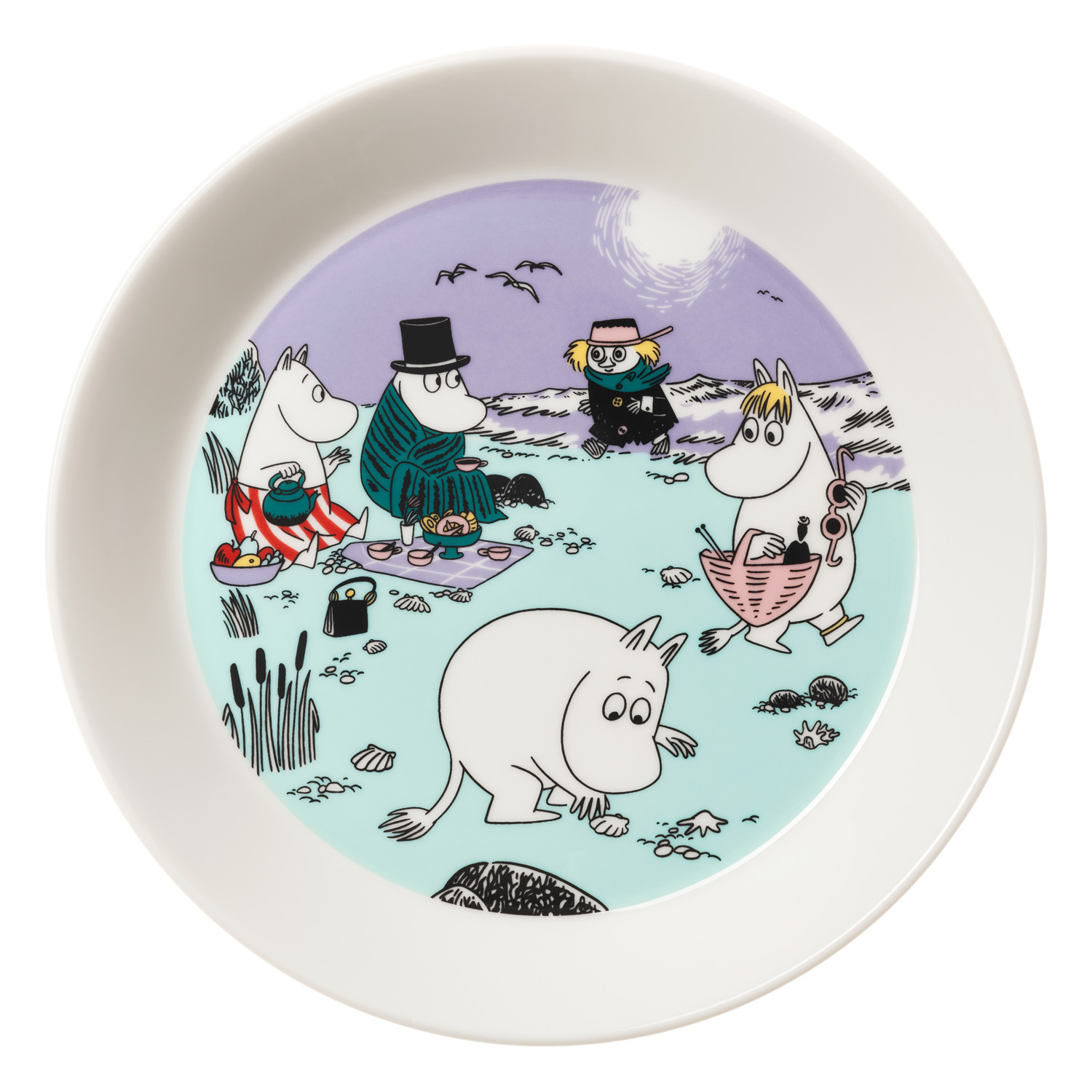 Moomin Arabia Muumi lautanen, Rantapäivä | Finnish Design Shop