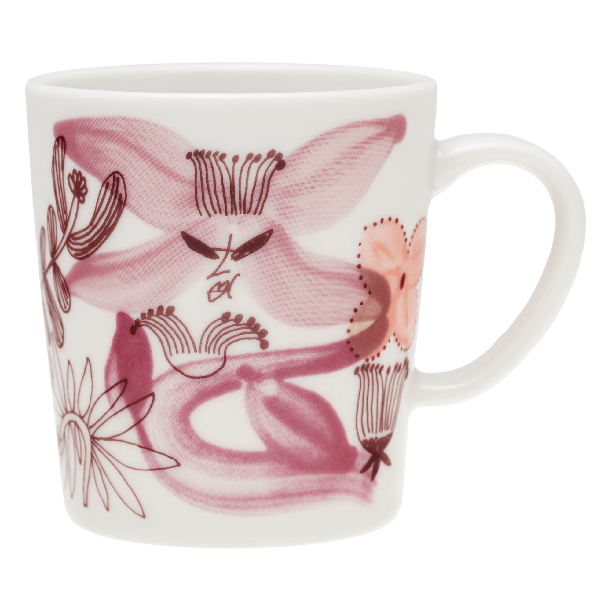 Arabia Kukkamaa mug, 0,3 L, Pink Ribbon | Finnish Design Shop