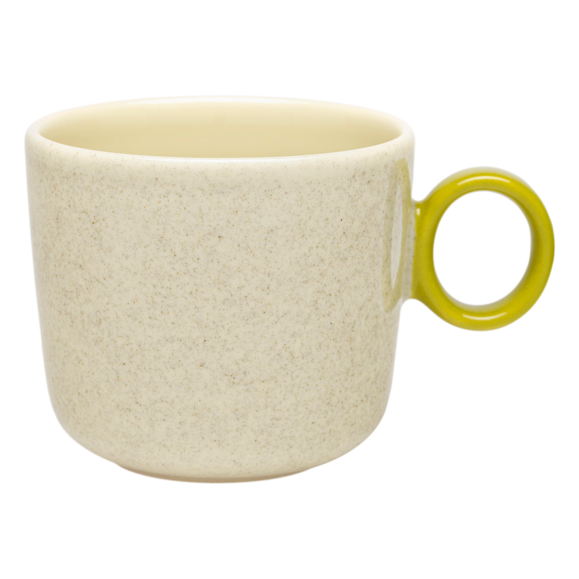 Iittala Play mug, 0,35 L, freckled ivory - olive | Finnish Design Shop
