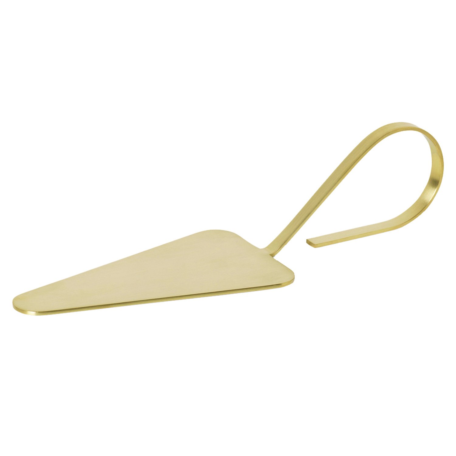 Ferm Living Fein cake server, brass | Finnish Design Shop