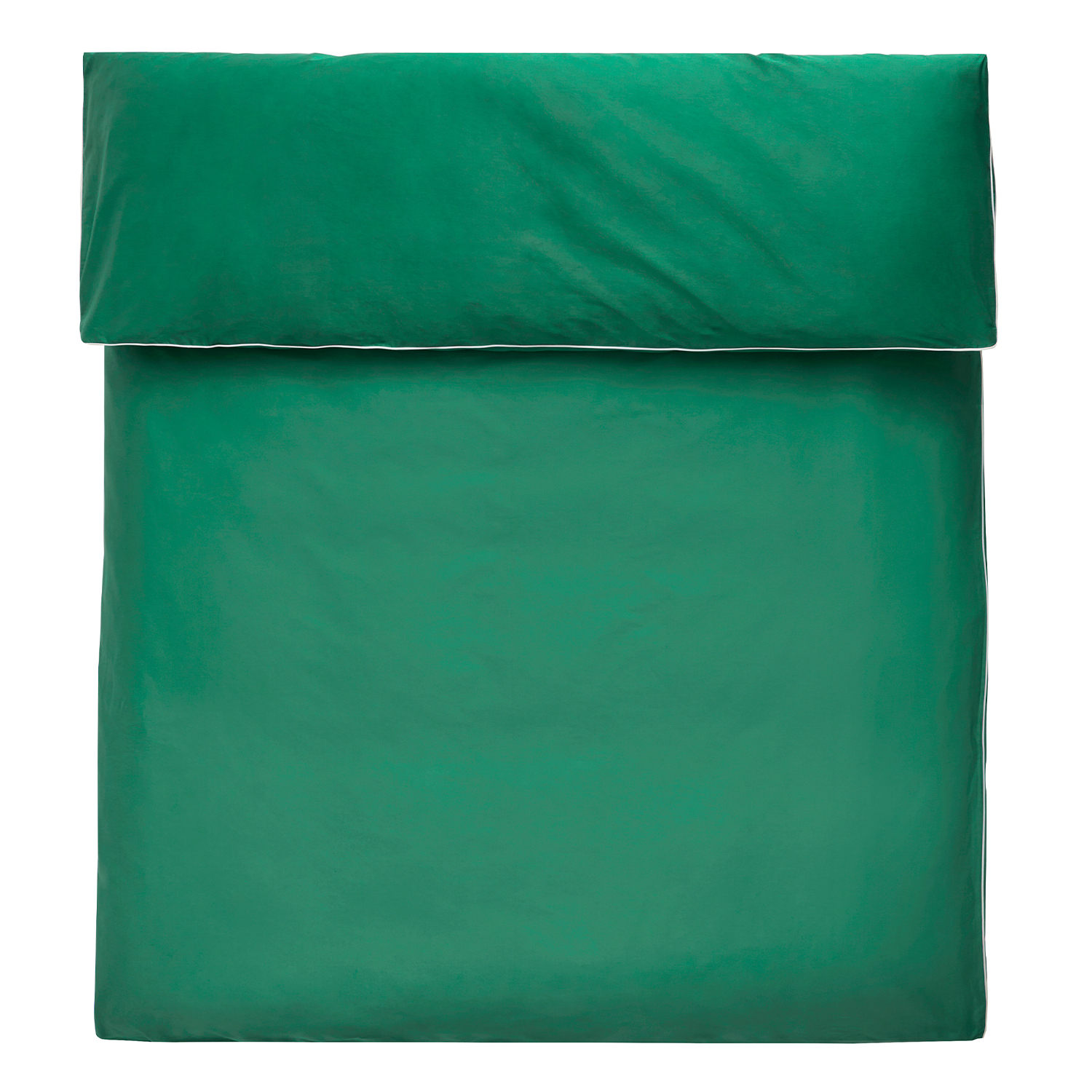 HAY Outline duvet cover, emerald green | Finnish Design Shop