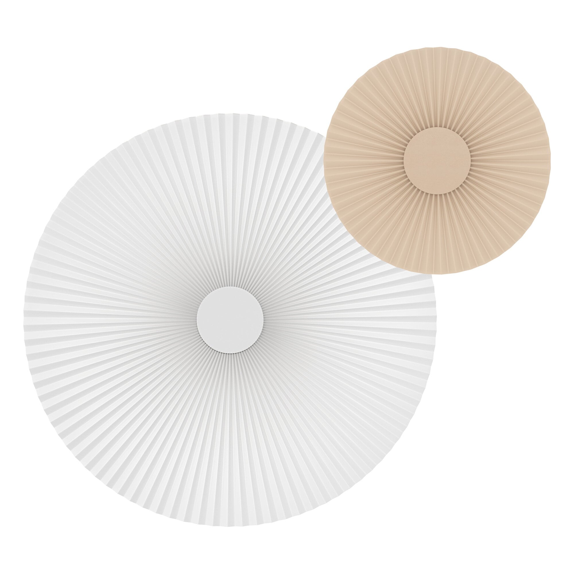 Hartô Carmen wall lamps, 2025 model, 50 cm golden sand and 90 cm white ...