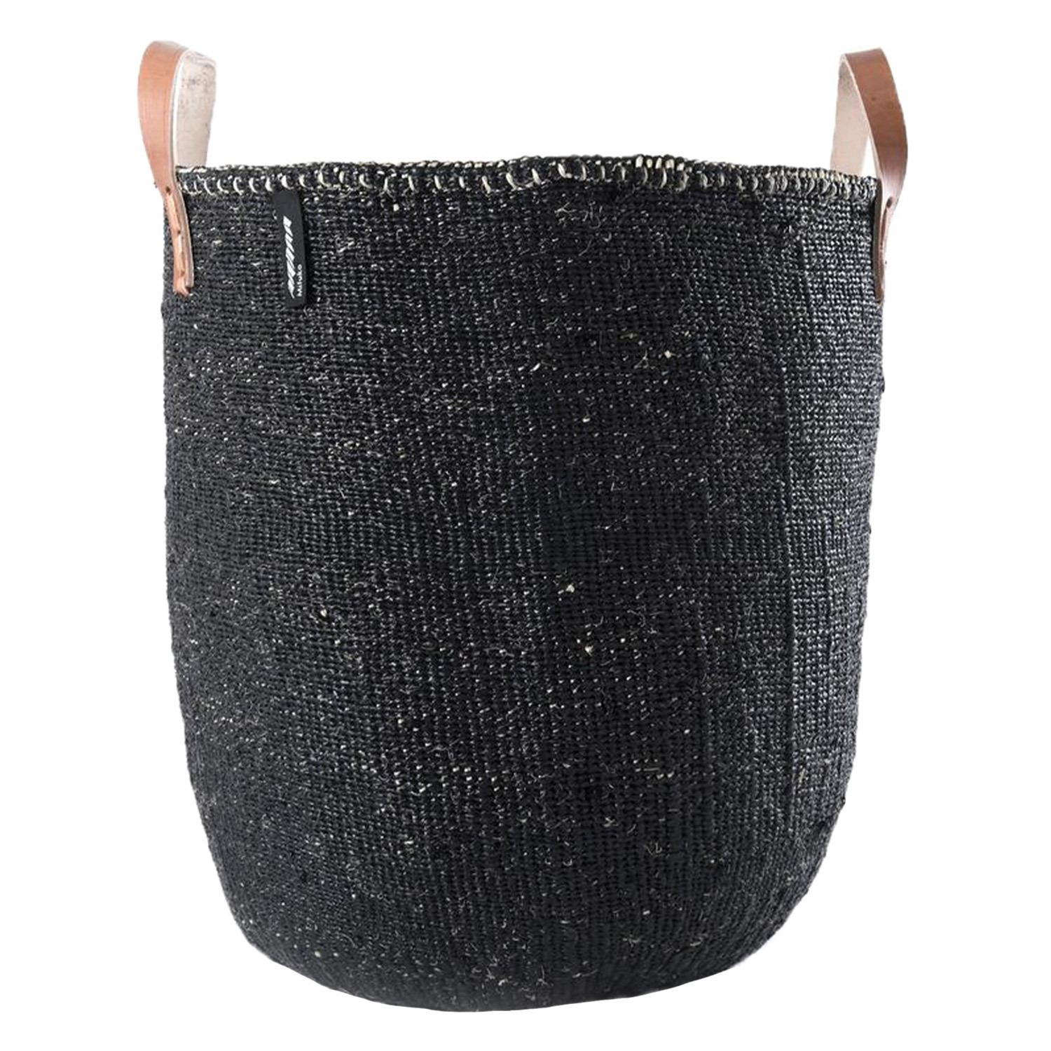 Mifuko Kiondo market basket, L, black | Finnish Design Shop