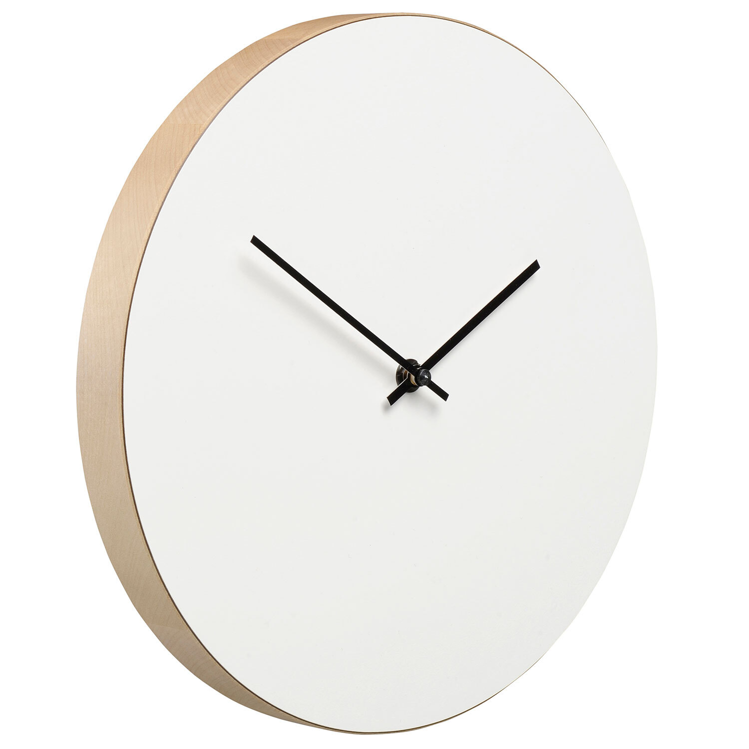 Muoto Collection Kiekko wall clock, white | Finnish Design Shop