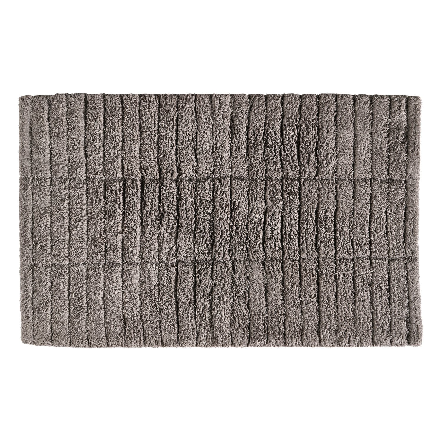 Zone Denmark Tiles bath mat, 50 x 80 cm, gull grey | Finnish Design Shop