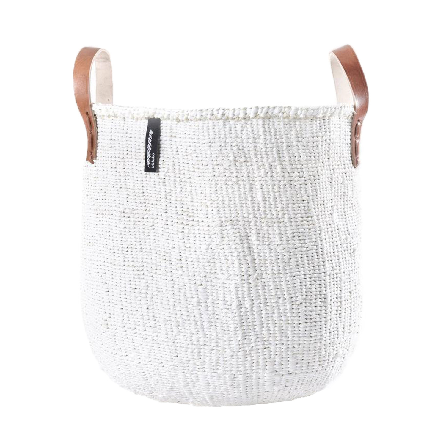 Mifuko Kiondo market basket, M, white | Finnish Design Shop