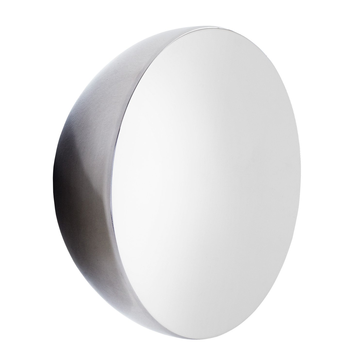 New Works Aura mirror, large, stainless steel | Finnish Design Shop
