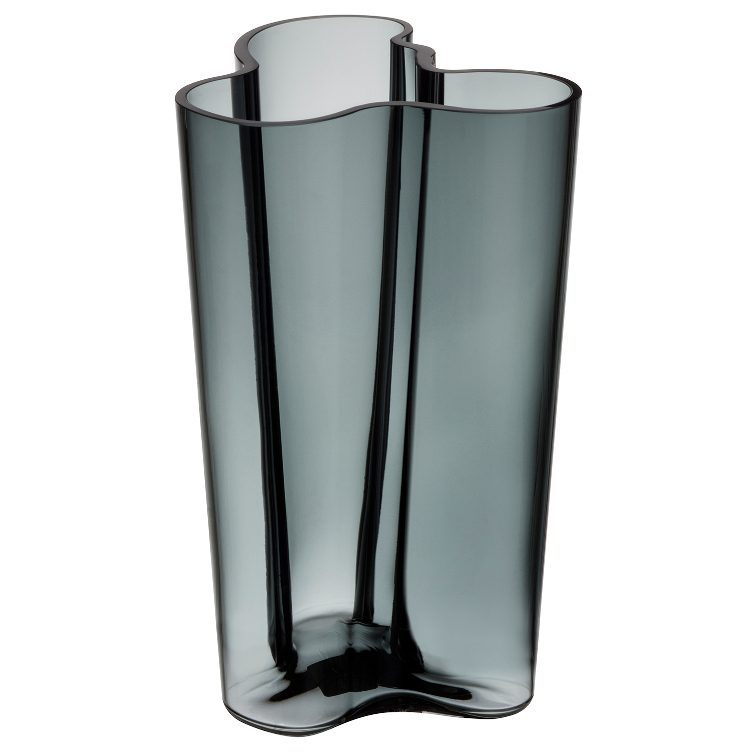Iittala Aalto vase 251 mm, dark grey | Finnish Design Shop