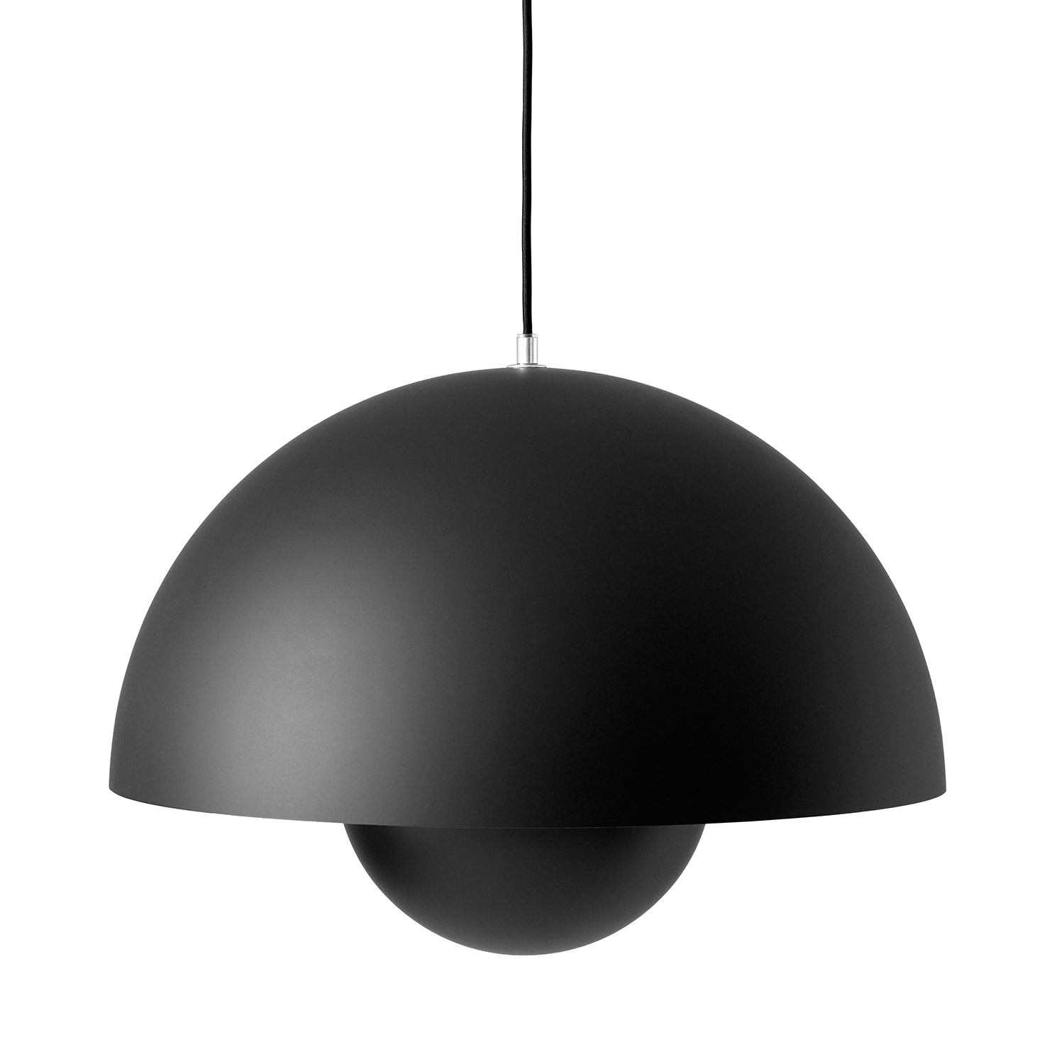 &Tradition Flowerpot VP2 riippuvalaisin, mattamusta | Finnish Design Shop