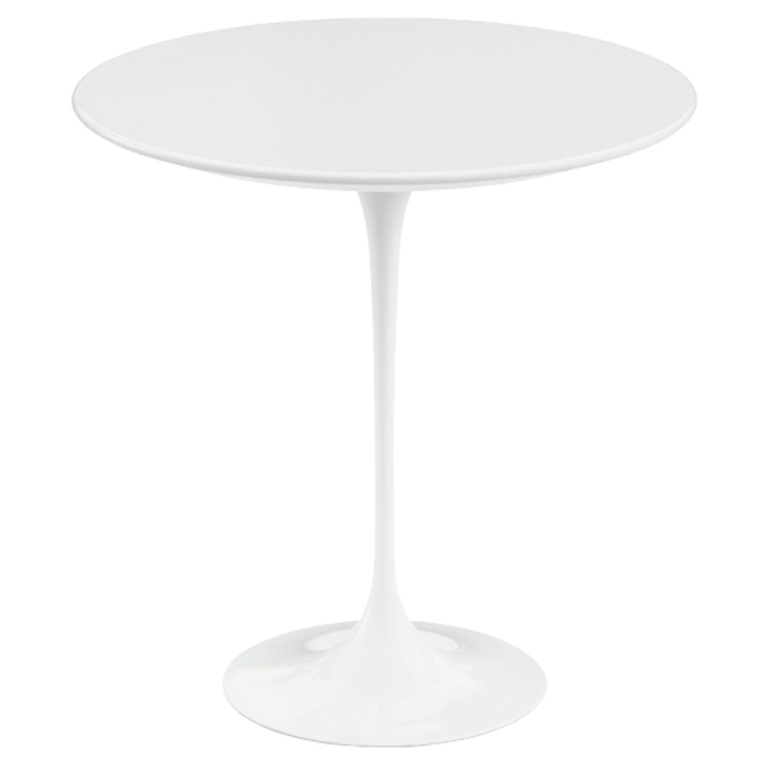 Knoll Tulip side table 51 cm, white laminate | Finnish Design Shop UK