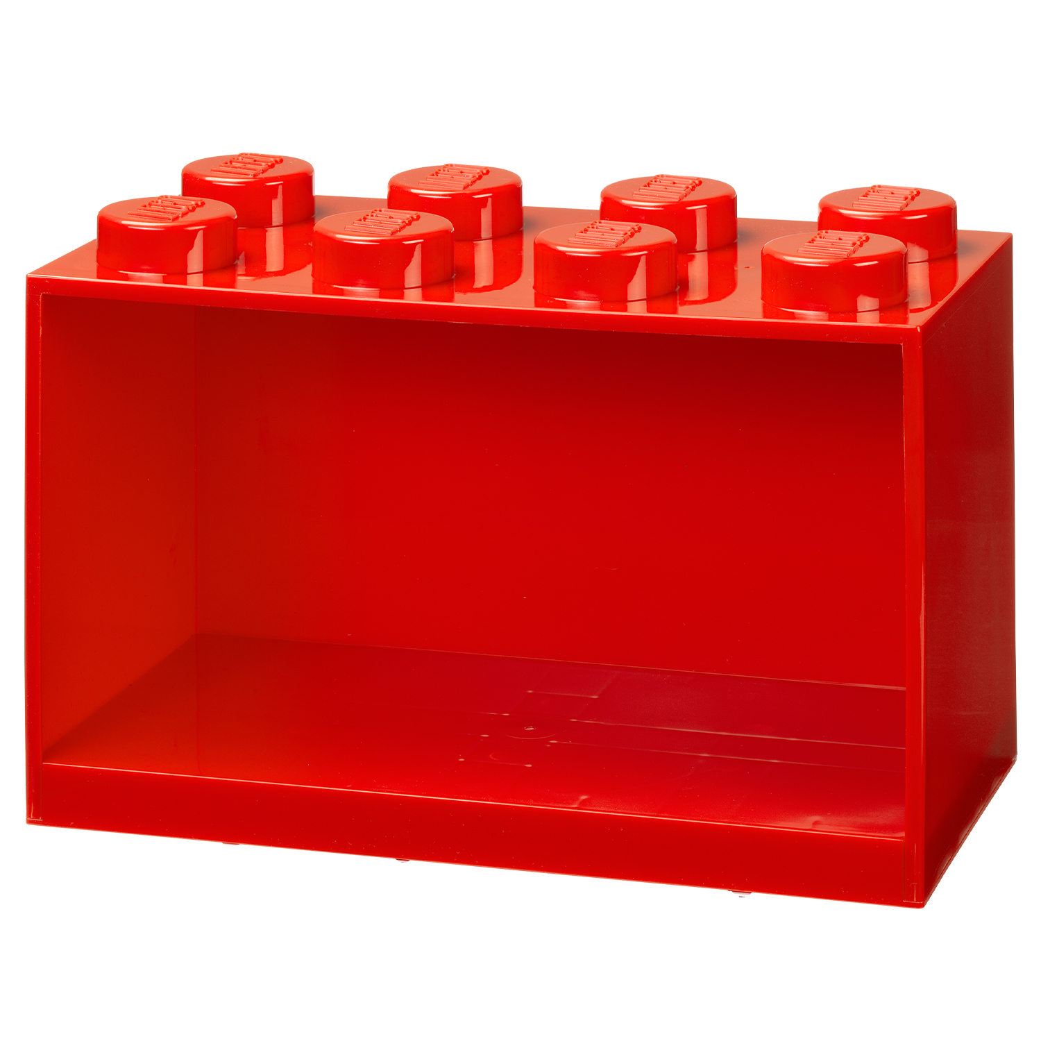 Room Copenhagen Lego Brick Shelf 8, bright red | Finnish Design Shop