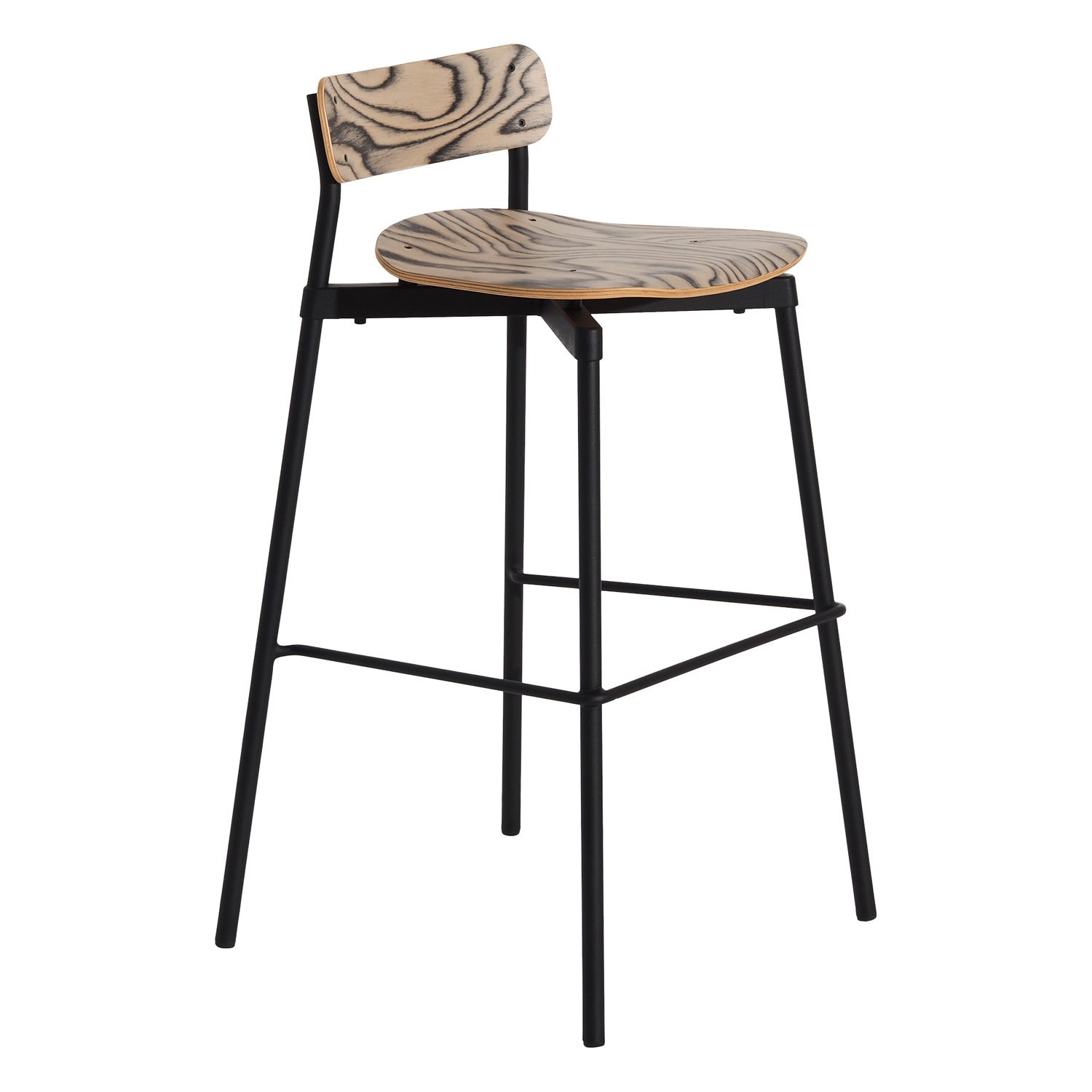 Petite Friture Fromme Wood bar stool, 75 cm, Alpi | Finnish Design Shop
