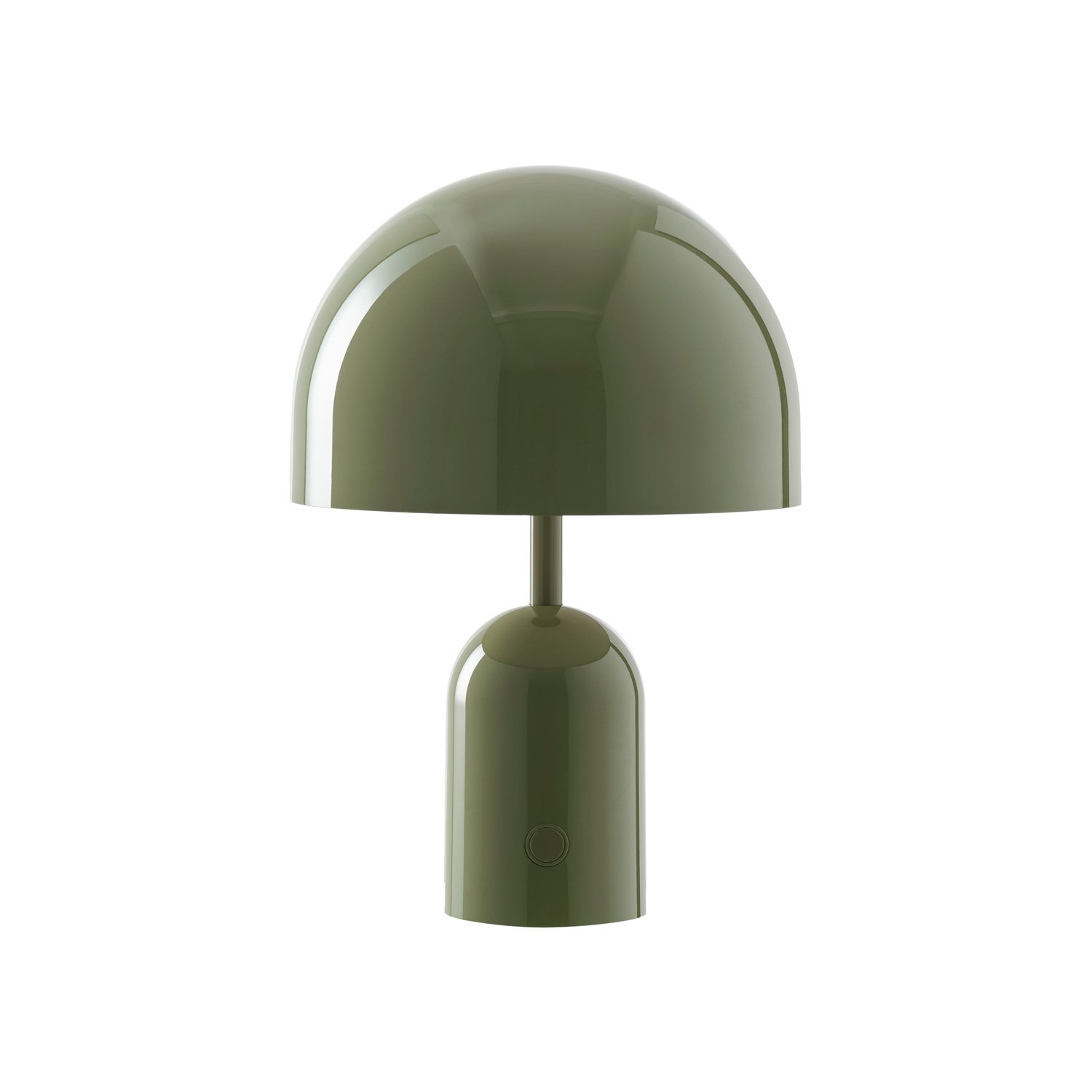 Tom Dixon Bell portable LED table lamp, moss | Finnish Design Shop