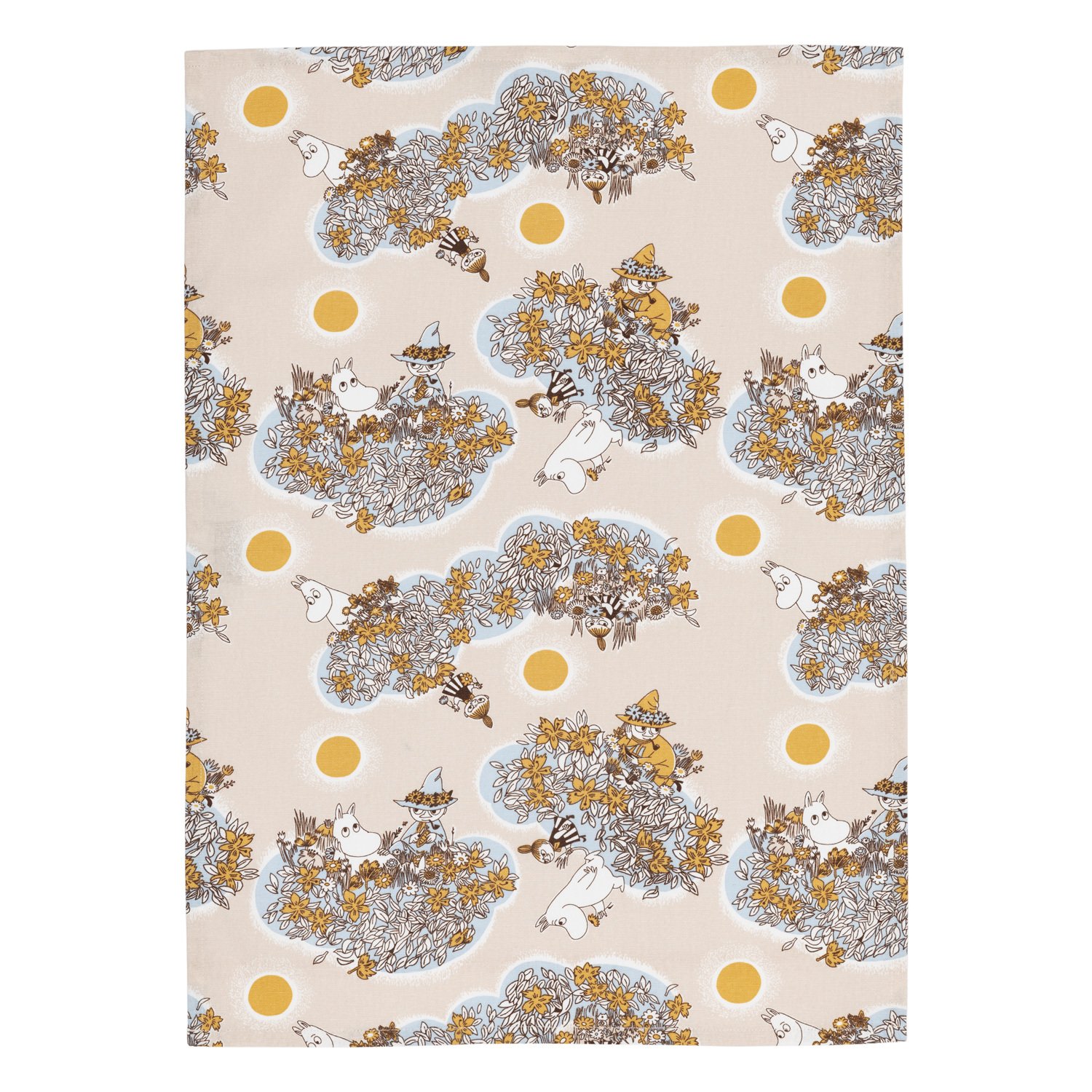 Moomin Arabia Muumi keittiöpyyhe, 50 x 70 cm, Sydänystävät | Finnish ...