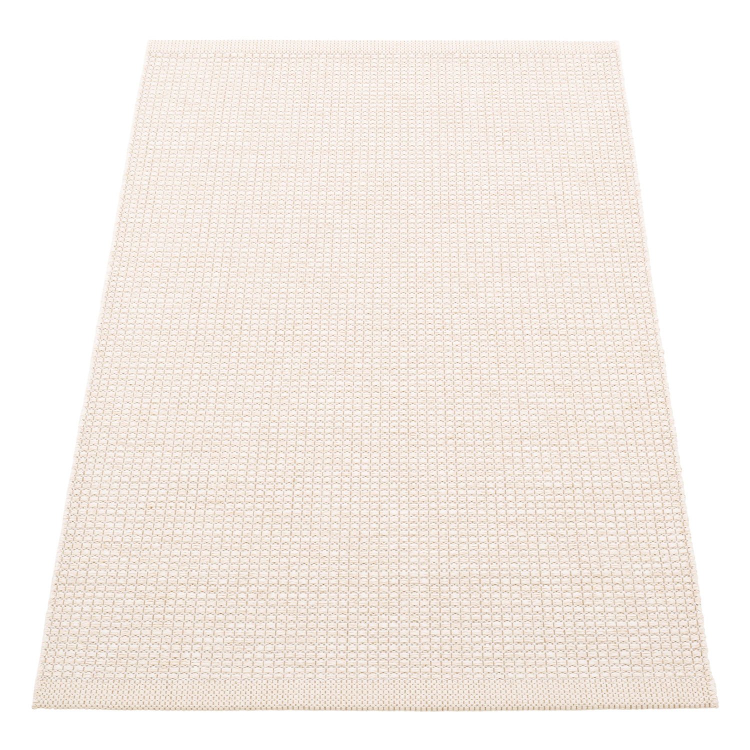 Pappelina Emm rug, 70 x 120 cm, vanilla - white metallic | Finnish ...