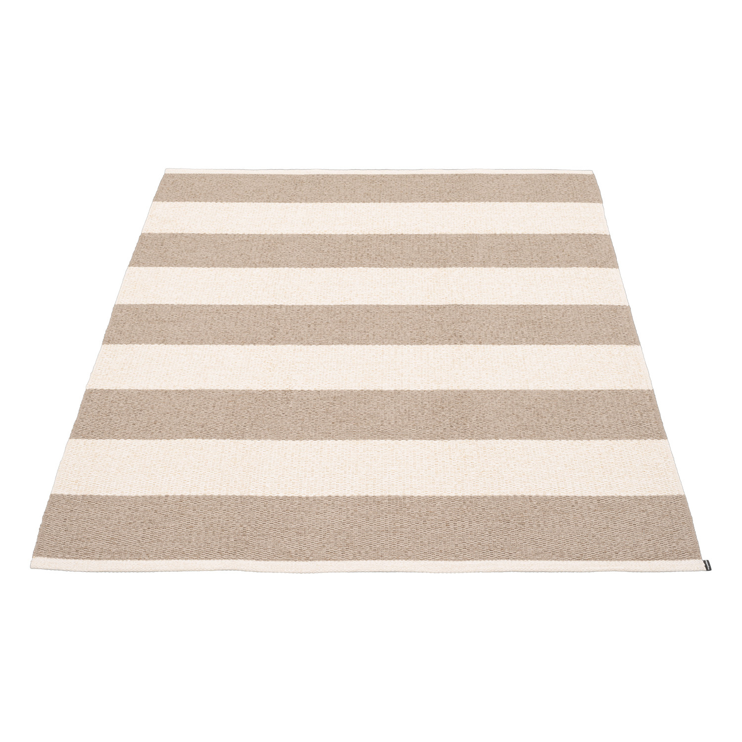 Pappelina Bob rug 140 x 180 cm, mud - vanilla | Finnish Design Shop