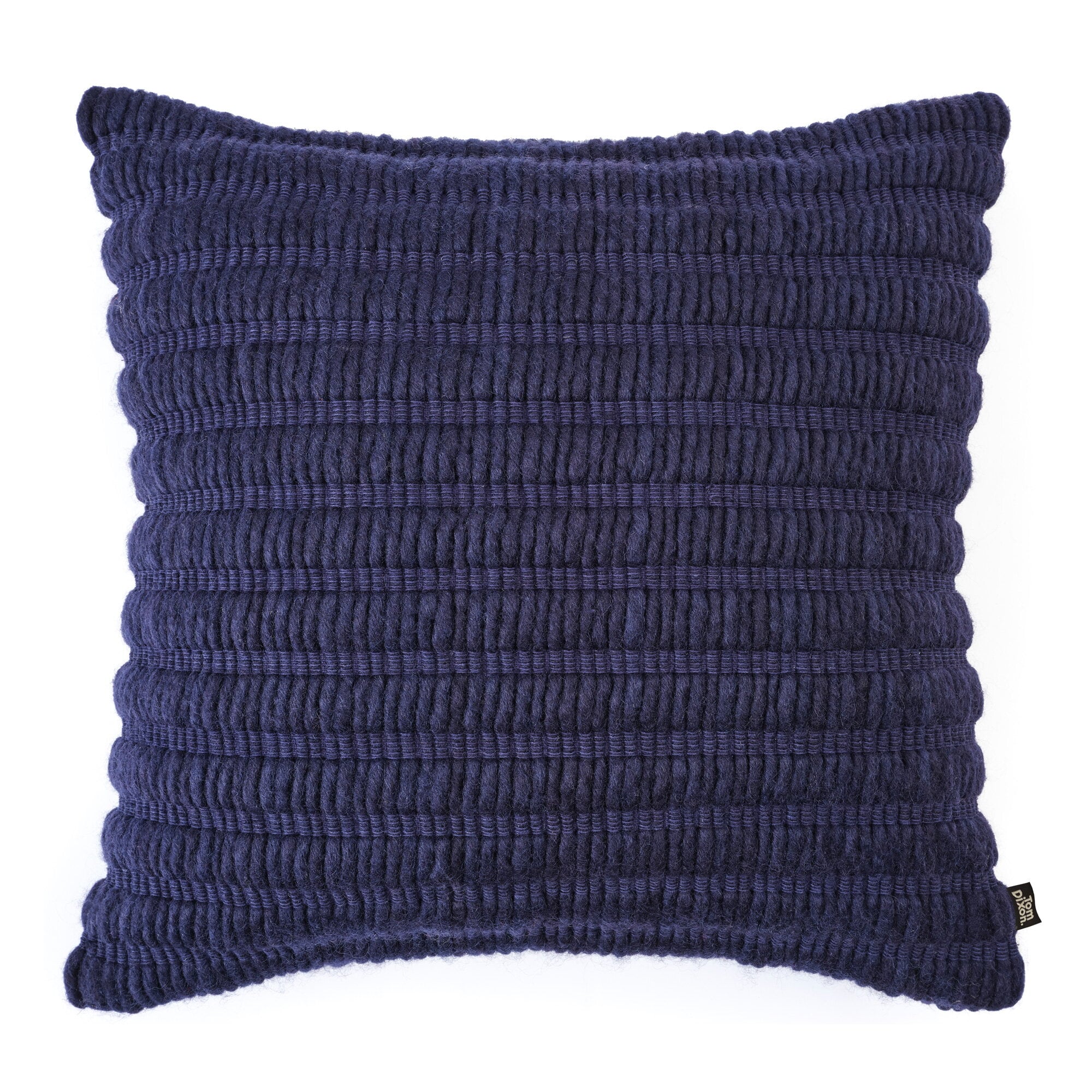 Tom Dixon Ridge cushion, 45 x 45 cm, indigo | Finnish Design Shop