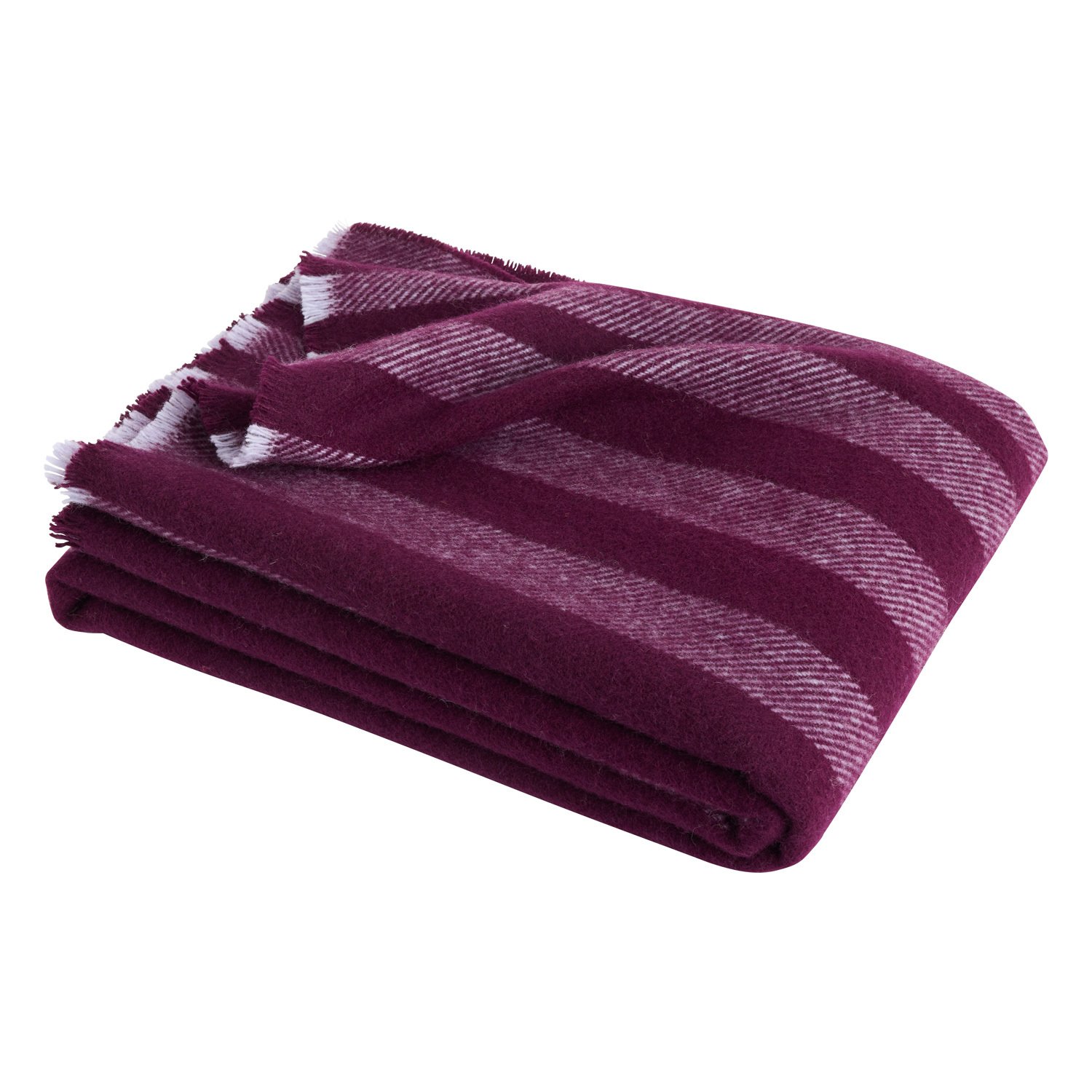 HAY Couverture Duo, 130 x 180 cm, prune | Finnish Design Shop