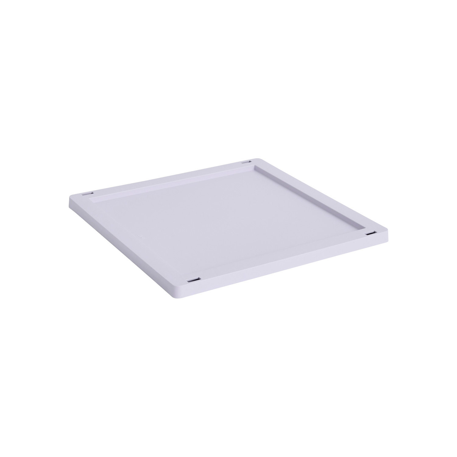 HAY Colour Crate lid, M Square/Cube, recycled plastic, lavender ...