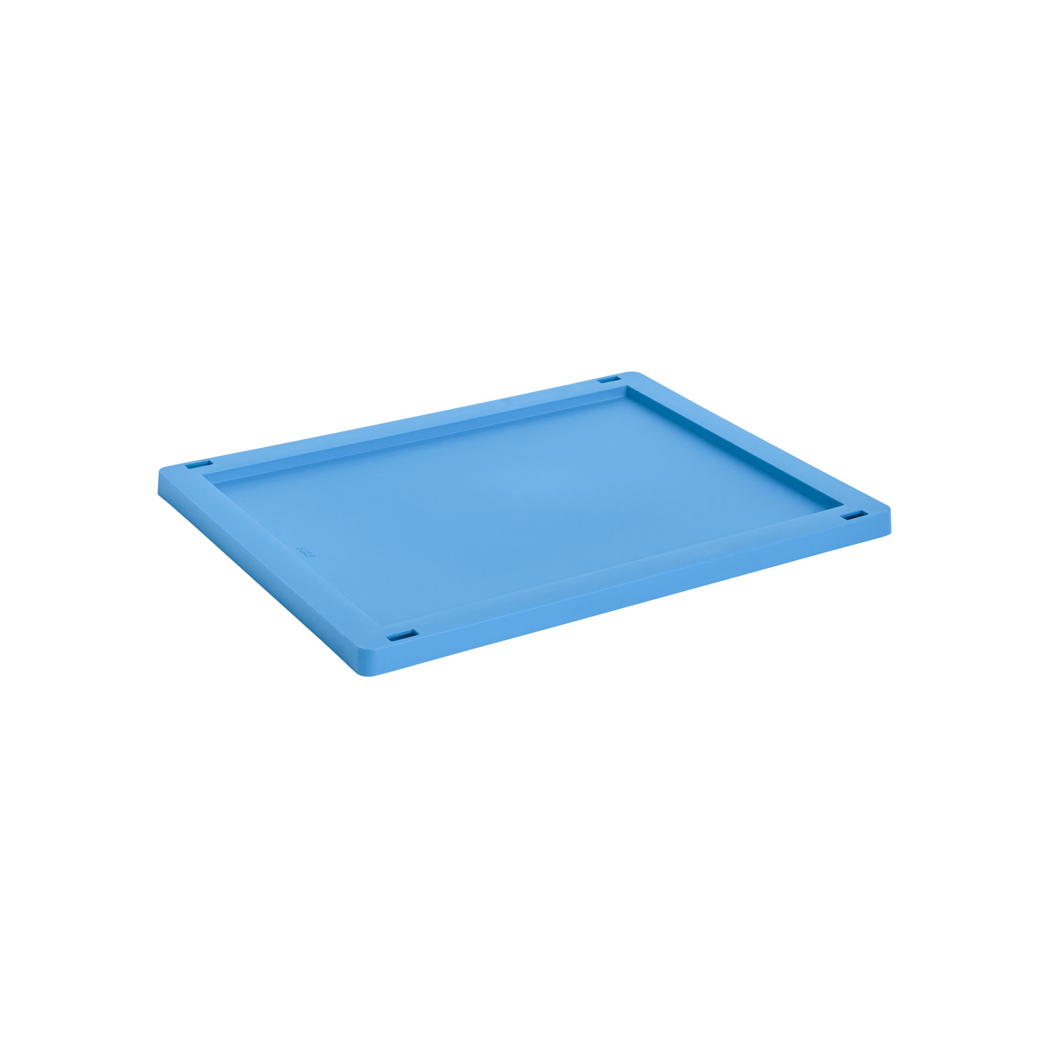 HAY Colour Crate lid, M, recycled plastic, electric blue | Finnish ...