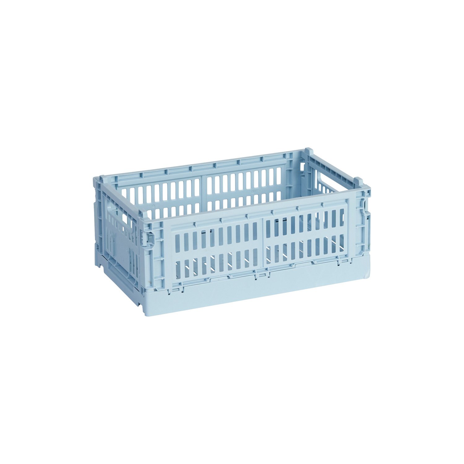 HAY Colour Crate, S, recycled plastic, soft blue | Finnish Design Shop