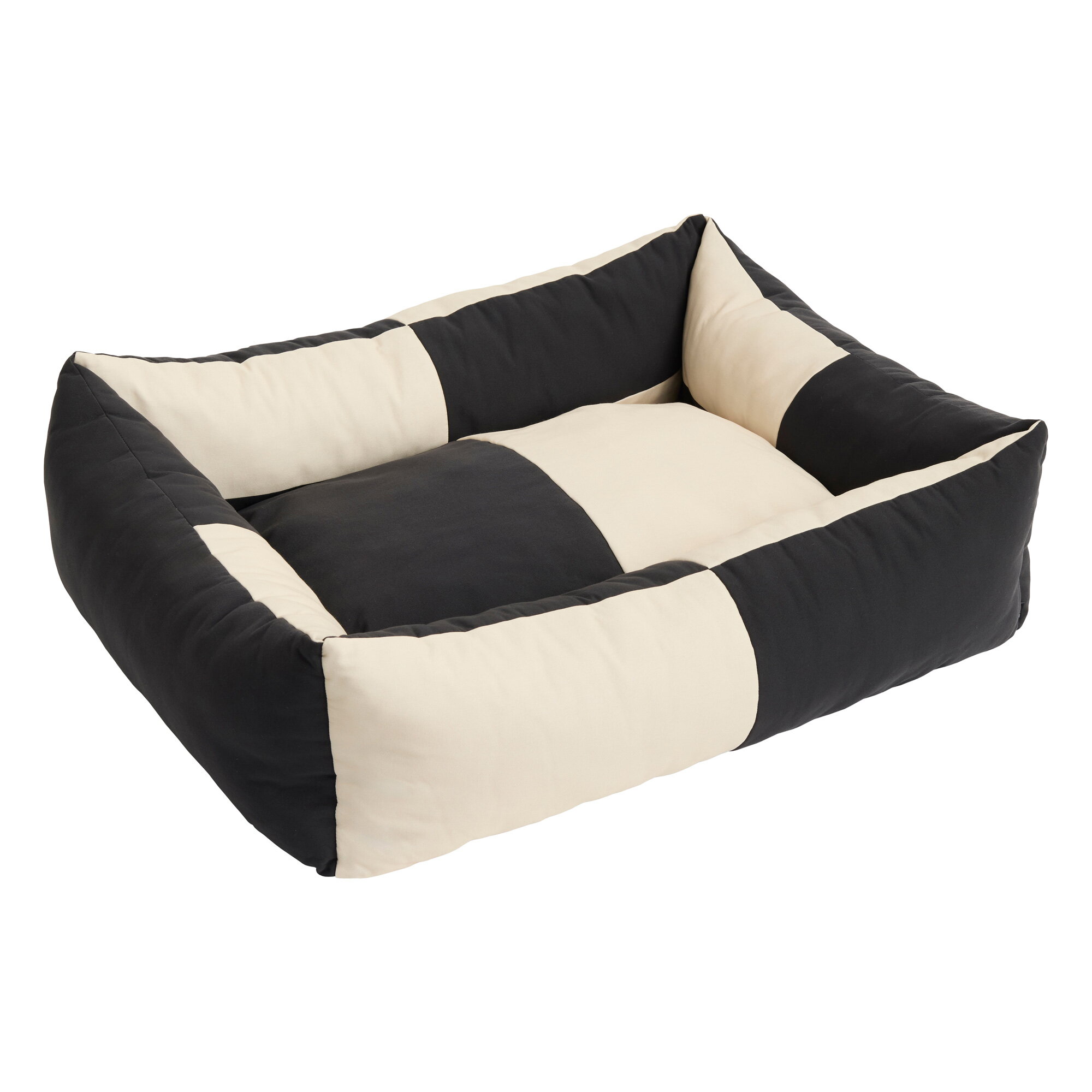 HAY Dogs bed, L, zip cover, black - white | Finnish Design Shop